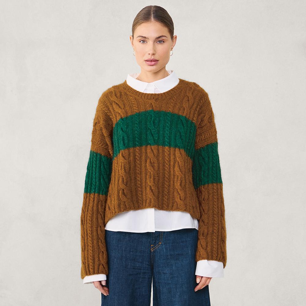 Brady Sweater | Sandnes garn strikkepakke med garn - Strikkehjørnet AS