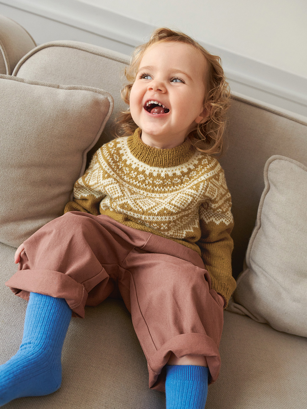 Sandnes garn Marius Genser Baby (2 farger) | genser strikkepakke med ...