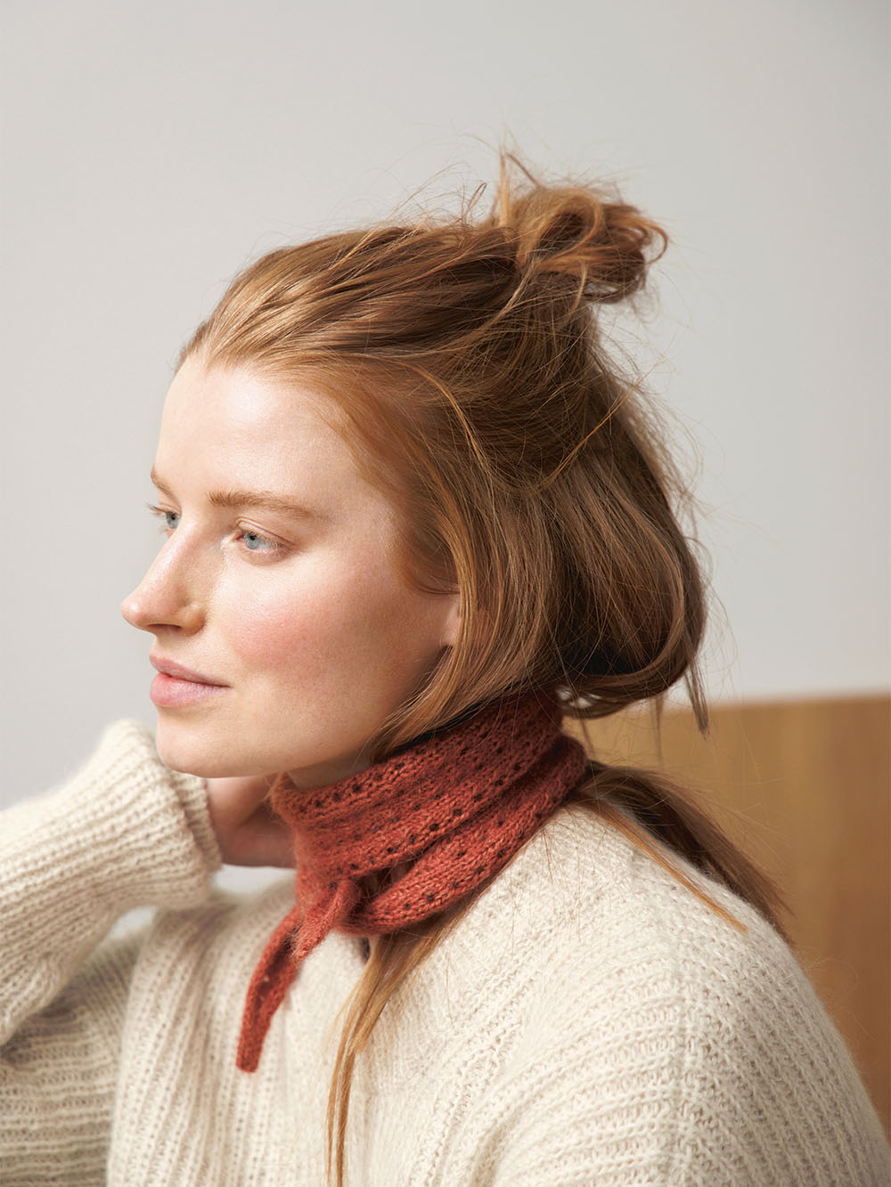 Sandnes Garn - Lacey scarf strikkepakke - Strikkehjørnet AS